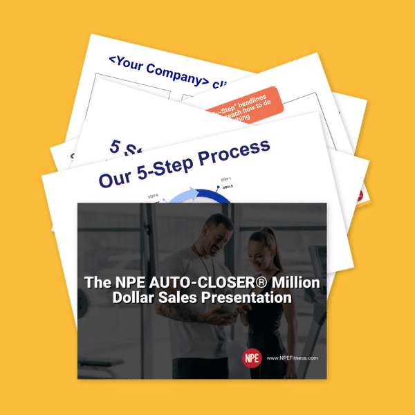 The NPE AUTO-CLOSER® Million Dollar Sales Presentation | NPE